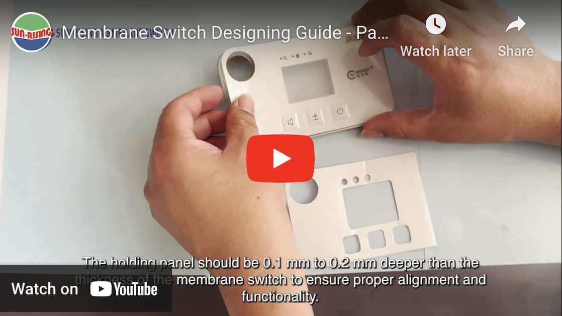 Designing Guide - Part 03 | Sun Rising membrane switch